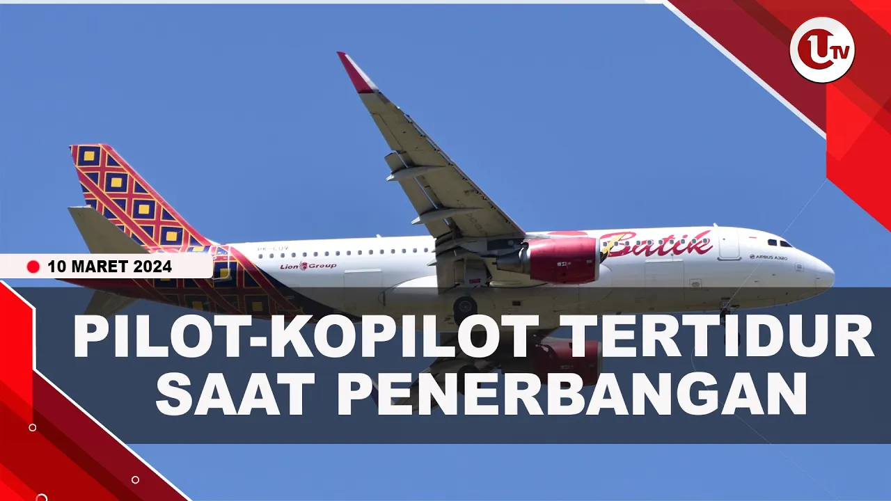 [Video] Kronologi Pilot dan Kopilot Tertidur Hingga Pesawat...
