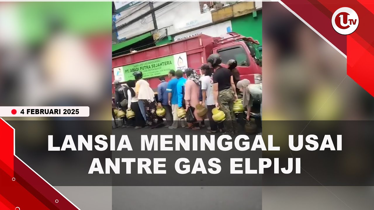 [VIDEO] Lansia Meninggal Diduga Kelelahan Usai Antre Gas...